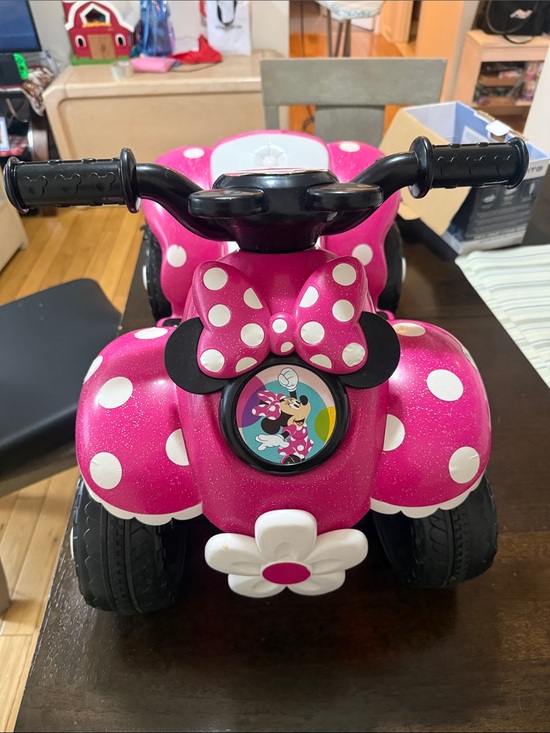Disney | Toys | Disney Minnie Mouse Quad 6v Ride On Battery Powered ...